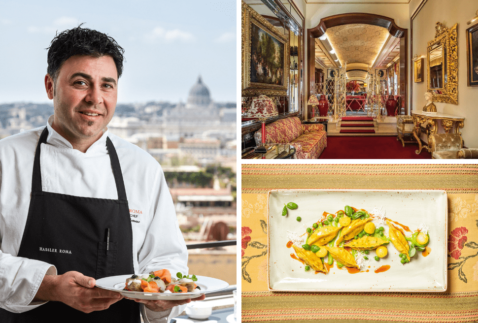 Salone Eva all’Hotel Hassler: cucina tradizionale in un albergo extra ...