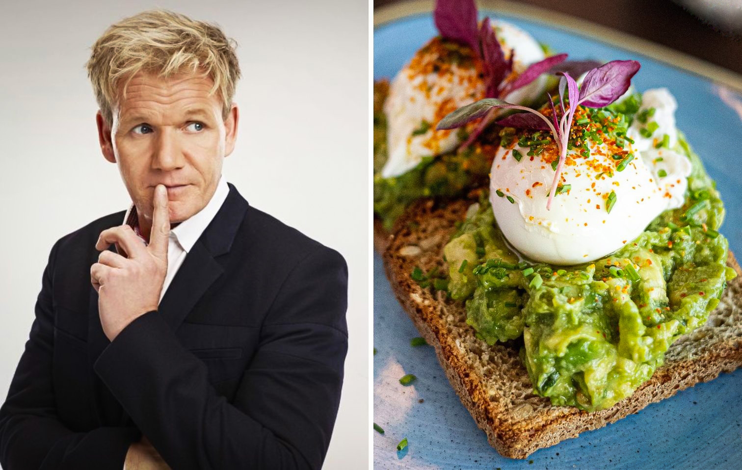 Avocado toast di Gordon Ramsay: la fetta di pane che diventa un piatto ...