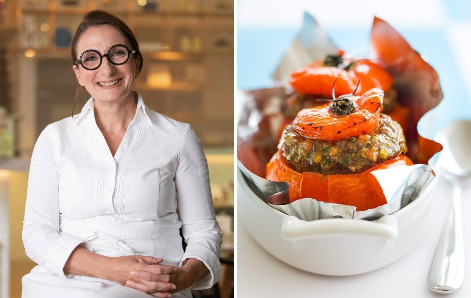 Stuffed tomatoes from the most awarded chef ever: Anne-Sophie Pic's ...