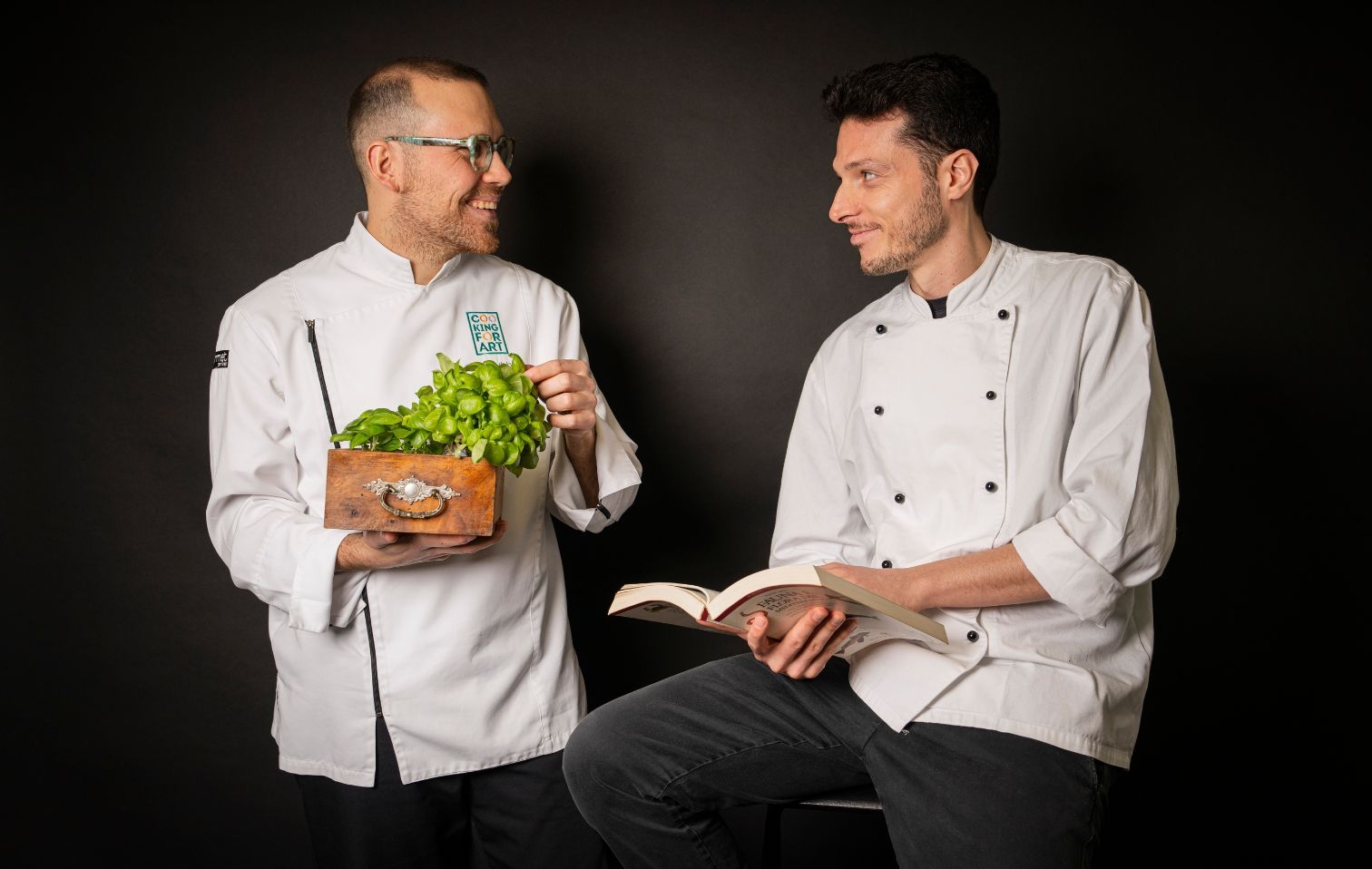 Rezzano Cucina e Vino: Ligurian gourmet cuisine with two chefs cooking ...