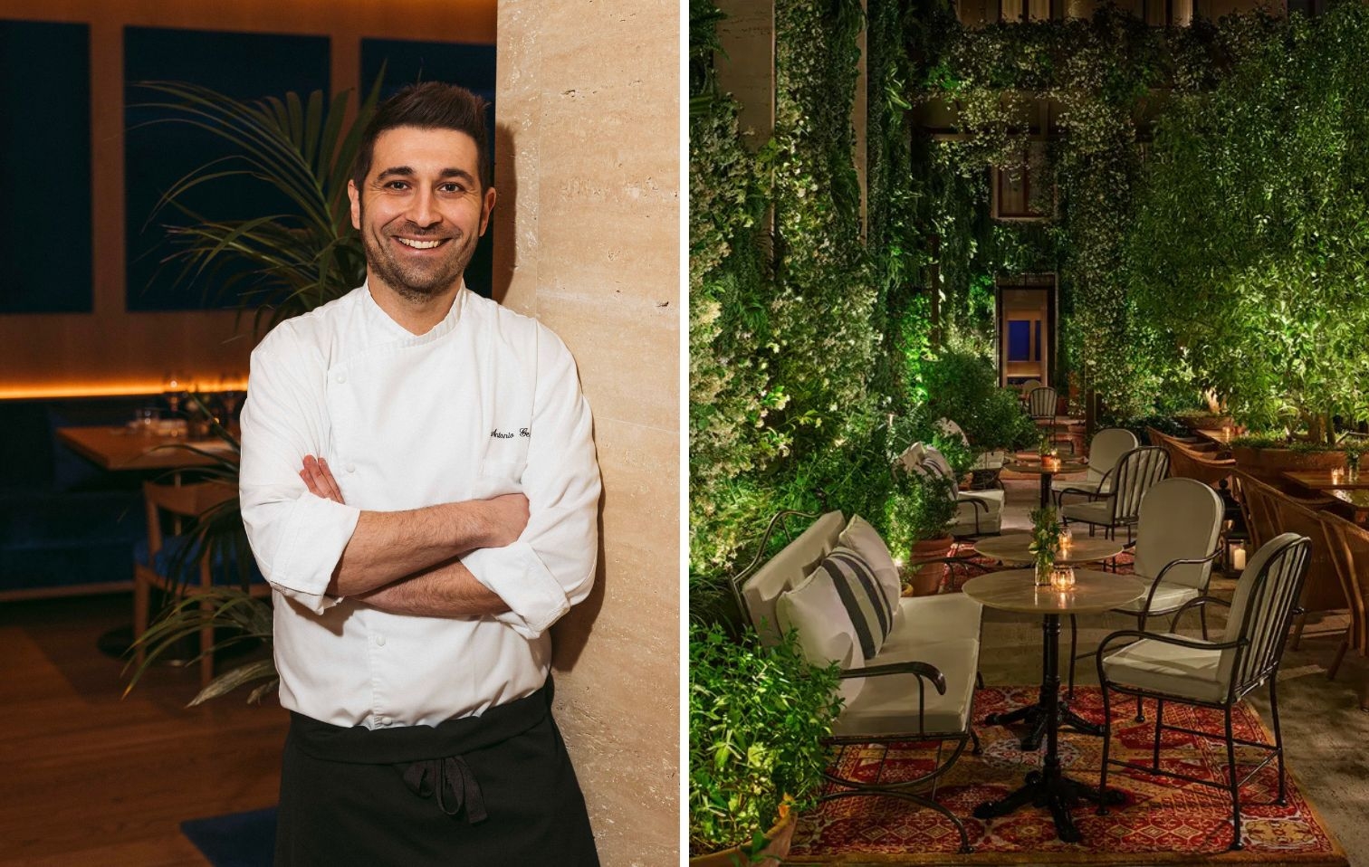 Anima of The Rome Edition: the garden restaurant with 400 plants ...
