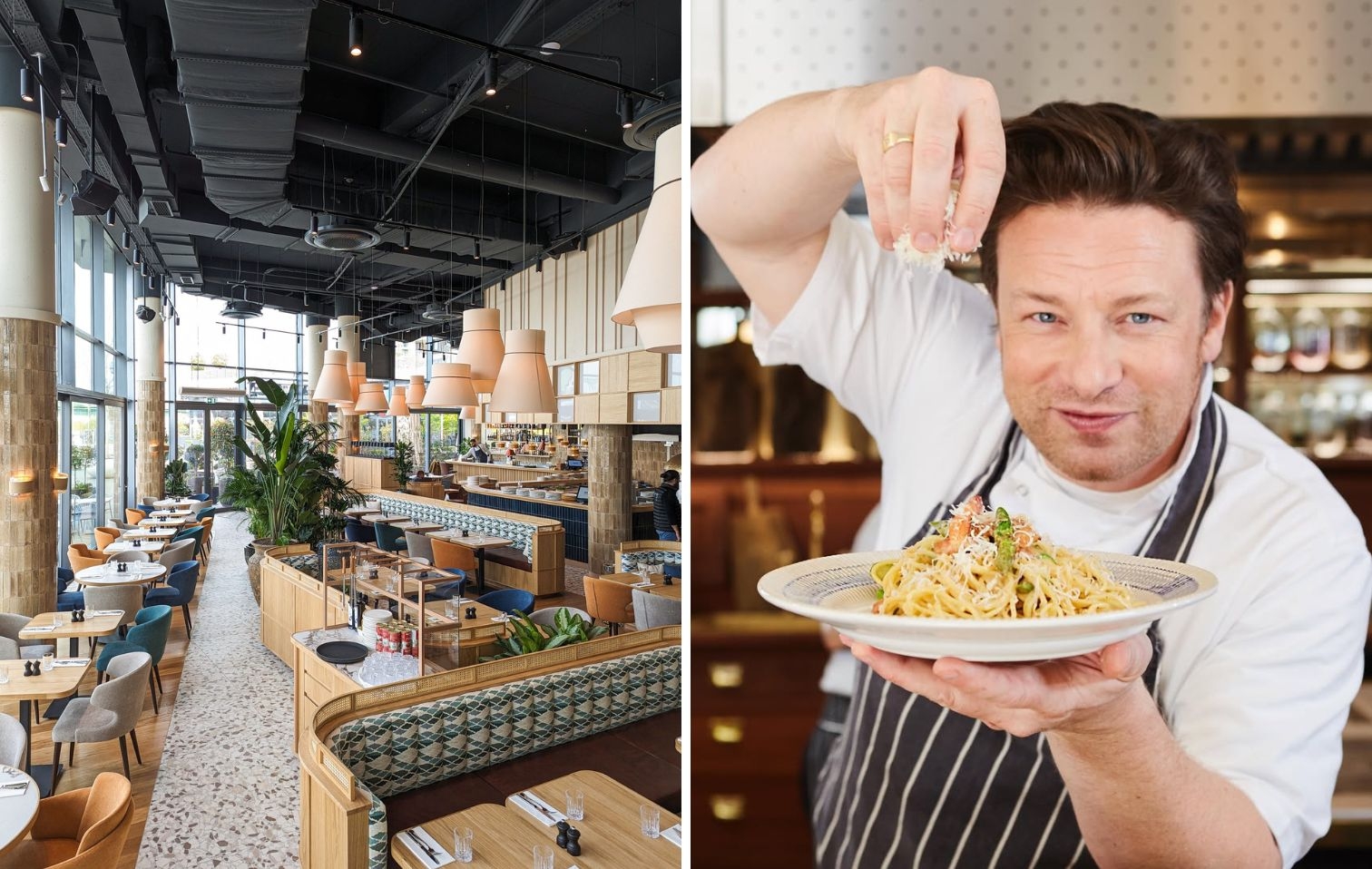 Jamie Oliver returns: he opens his first restaurant in luxurious ...