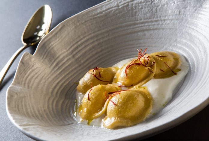 Cappelletti in 'Dry' Broth, Parmigiano Reggiano, Saffron and Lemon ...