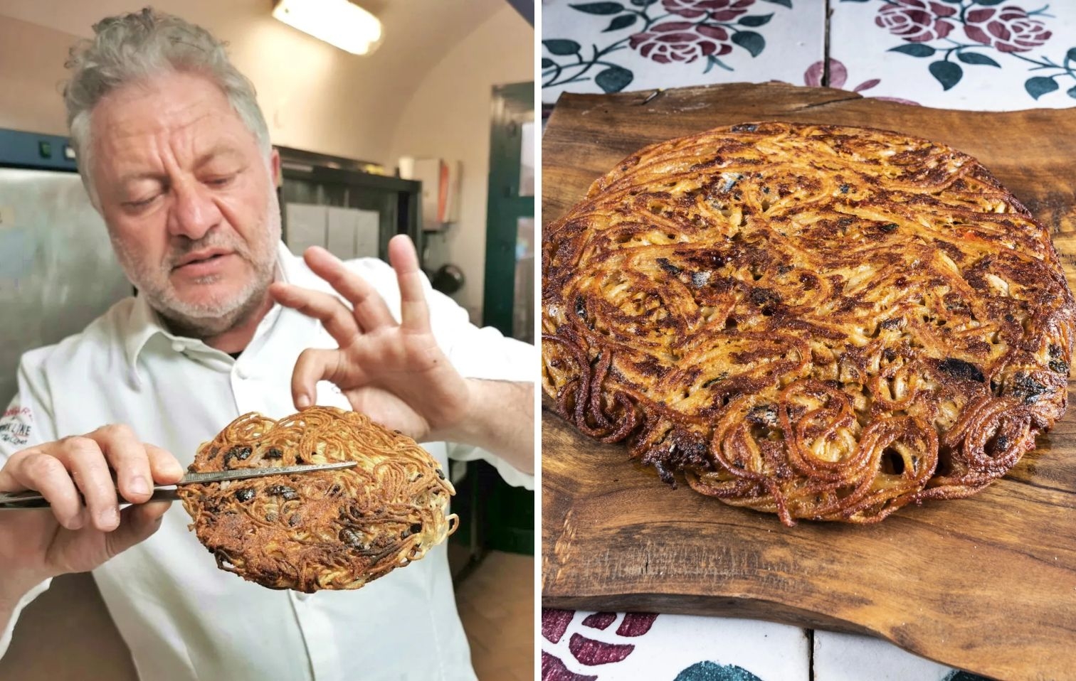 Quando la frittata di pasta è da stella Michelin: Peppe Guida svela la ...