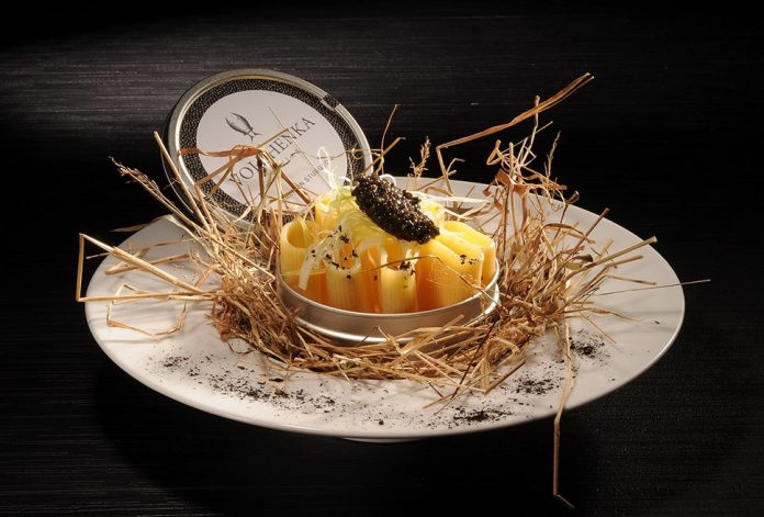 Ricetta Rigatoni, burro di montagna e caviale Volschenka | Chef Marco ...
