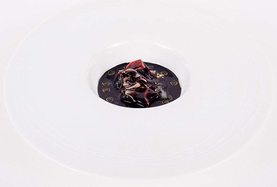 Cuttlefish Soup | Mauro Uliassi | Chef Recipes | Reporter Gourmet S.r.l.