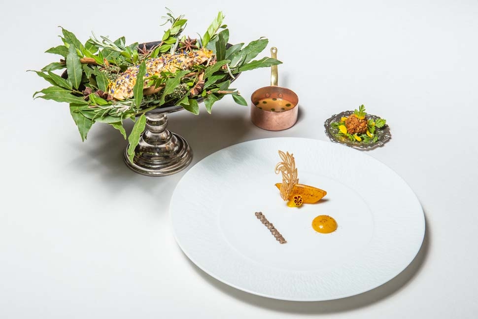 Faraona, percoca, vermouth rosso | Domenico Stile | Ricette degli chef ...