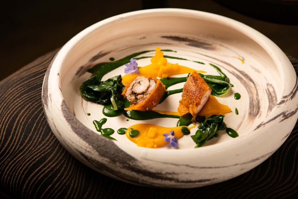 Coniglio croccante, bieta e crema di carota | Paolo Trippini | Ricette ...