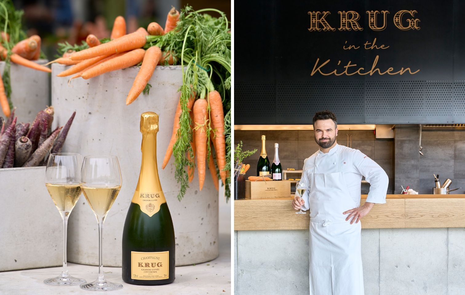 Come il top Champagne Krug sposa la carota: l'abbinamento che sorprende ...